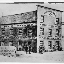 Masonic Hall and The Red House — Calisphere