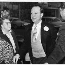 John Daly, center, at his marriage to Virginia Warren, daughter of ...