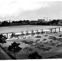 Artist's conception of new Gemco Department Store — Calisphere