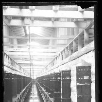 Interior of Folsom Prison cell block — Calisphere