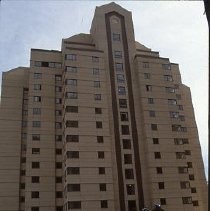View showing the construction of the SHRA Riverview Apartment Building ...