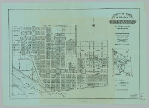 Official Map of the City of Calexico, Imperial County, Calif — Calisphere