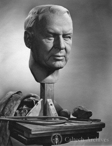 Bust of Robert Millikan by Joseph Portanova — Calisphere
