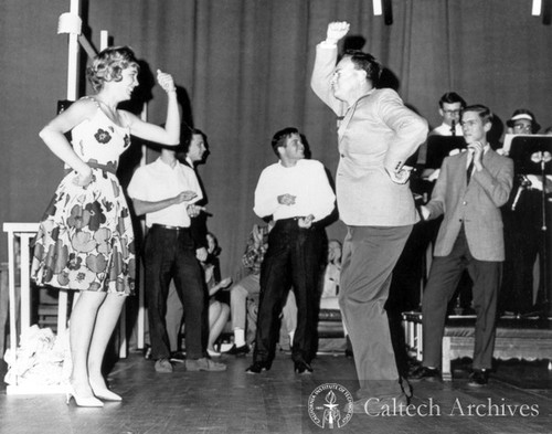 Richard Feynman at Caltech's Spring Talent Show — Calisphere