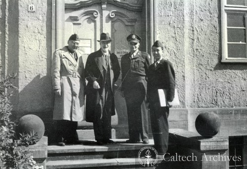 Theodore von Karman, Dryden, Prandtl and Tsien — Calisphere