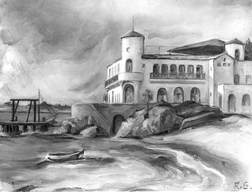 Sketch of the Kerckhoff Marine Lab, Corona del Mar — Calisphere