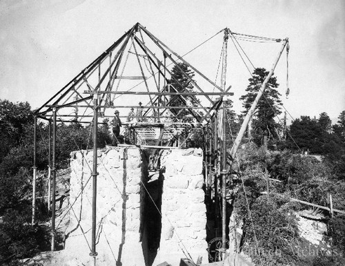 Mt. Wilson Snow Solar Telescope construction site — Calisphere