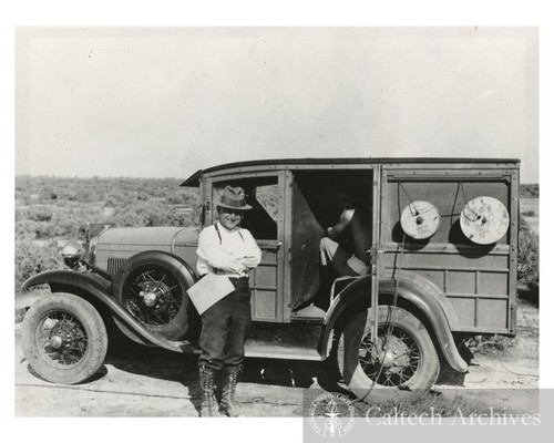 Beno Gutenberg in the field — Calisphere