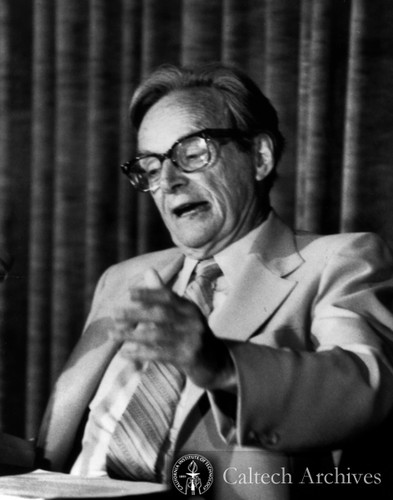 Richard Feynman at Caltech press conference following space shuttle ...