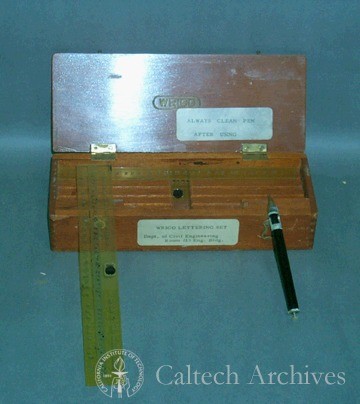 Wrico lettering set — Calisphere