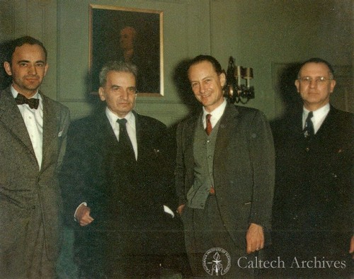 Joseph Charyk, Theodore von Karman, Luigi Crocco and Frank Wattendorf ...