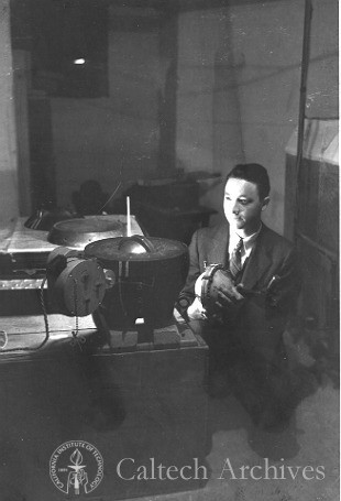 Victor Neher with cosmic ray apparatus — Calisphere