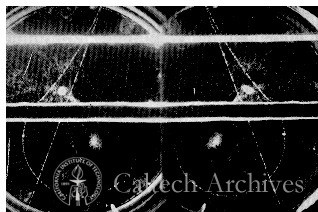 Positron and electron tracks — Calisphere