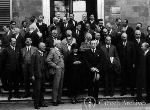 Group at Nuclear Physics Congress, Rome, 1931 — Calisphere