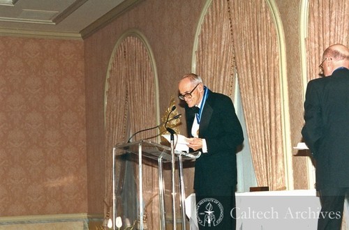 Clair Patterson on the occasion of receiving the Tyler Prize — Calisphere