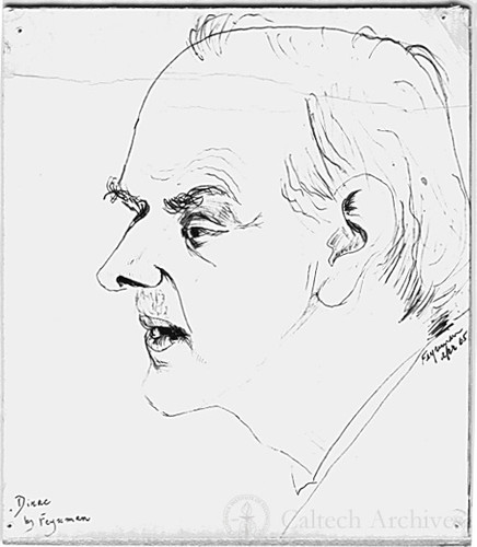 Feynman's sketch of Dirac — Calisphere