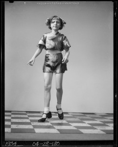 Dixie May in dancing poses, Southern California, 1934 — Calisphere