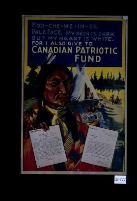 Moo-che-we-in-es. Pale face, my skin is dark but my heart is white. For ...