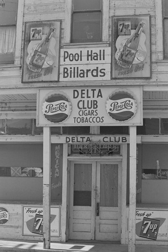 Delta Club pool hall, from Walnut Grove: Portrait of a Town — Calisphere