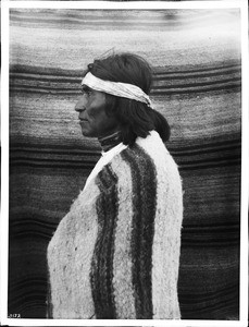 Portrait of the Walapai Indian captain, Hackbury, Arizona, ca.1900 ...