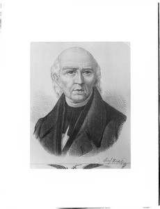 Drawing of a portrait of Miguel Hidalgo (1753-1811)--the Washington of ...
