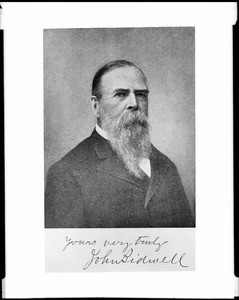 Bust portrait of John Bidwell — Calisphere