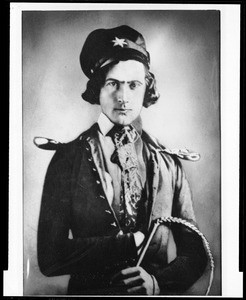 Portrait of Cave Johnson Couts of Guajome Ranch, taken upon his graduation from West Point, 1843 ...