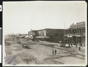Main Street in Yuma, Arizona, ca.1890-1920 — Calisphere