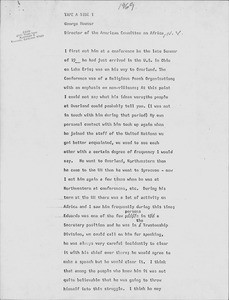 Interview: George Houser - Director of the American Committee on Africa ...