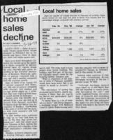 Local home sales decline — Calisphere