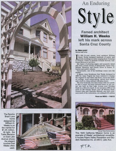 An enduring style: famed architect William H. Weeks left his mark ...