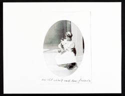 Marie Swanson with two cats (Photo Print--Edna Burbank Hayes Wonder ...