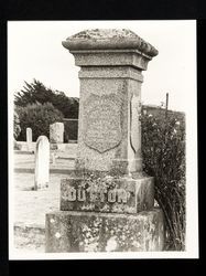Warren Dutton Tombstone at Old Presbyterian Cemetery, Tomales — Calisphere
