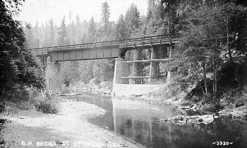 Southern Pacific Railroad bridge at Brookdale — Calisphere