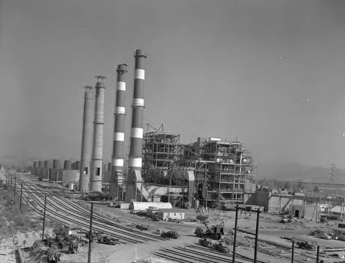 Valley steam plant construction — Calisphere