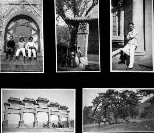 Arthur Chung and friends in Northern China (5 photos) — Calisphere