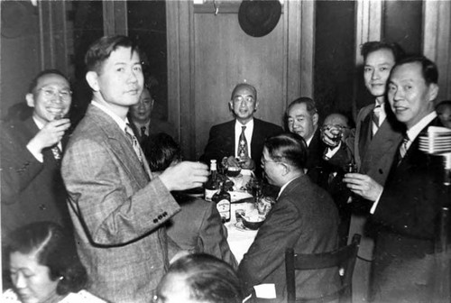 At San Francisco Cafe celebrating Walter Lum's 75th birthday. There ...