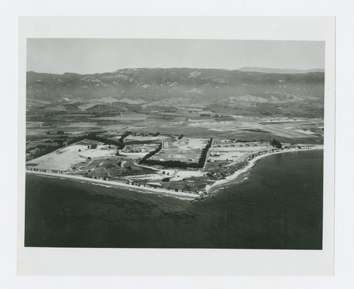 World War II Marine base and future site of UC Santa Barbara: aerial ...