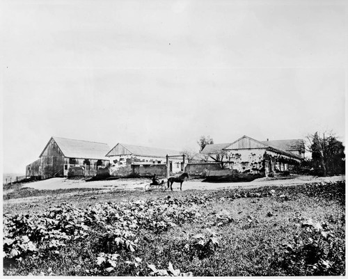 Los Cerritos Ranch house from the west — Calisphere