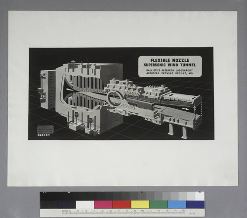 Diagram of the Flexible nozzle supersonic wind tunnel for the U.S. Army ...