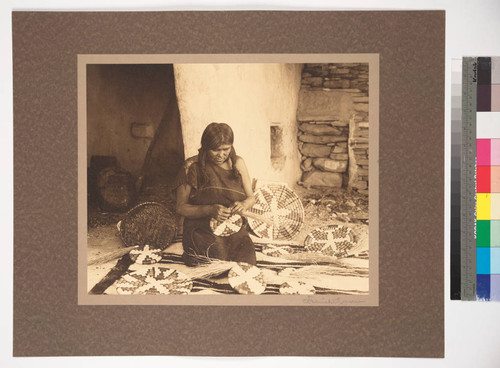 Sipaulovi Basket Maker, Hopiland, Arizona — Calisphere