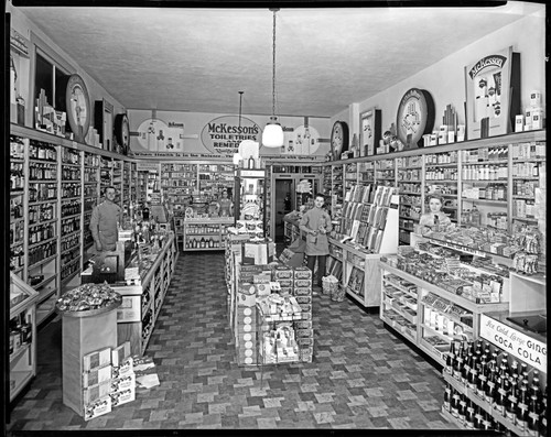 Mid-City Cut Rate Drug Store, 3773 South Western, Los Angeles. 1940 ...