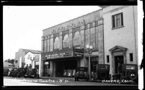 New Oxnard Theatre- 'A' St., Oxnard, Calif — Calisphere