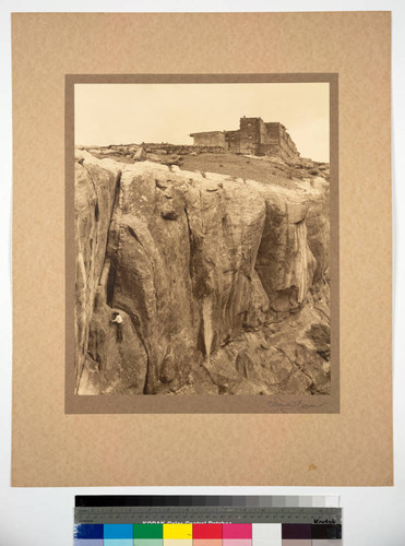 Prehistoric trail leading to the pueblo of Acoma — Calisphere