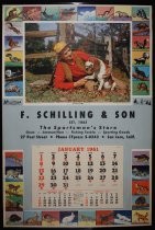 F. Schilling & Son "Partners" promotional calendar — Calisphere