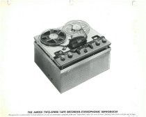Ampex Model A122 marketing photo — Calisphere
