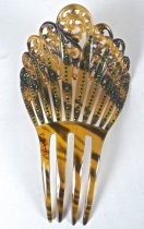 Celluloid hair comb — Calisphere
