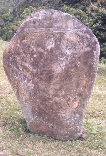 Incised stone slab, San Agustín, Colombia, 1975 — Calisphere