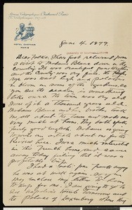 Hamlin Garland, letter, 1899-06-04, to Richard Hayes Garland and ...