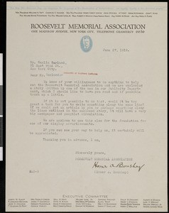 Homer Boushey, letter, 1919-06-27, to Hamlin Garland — Calisphere